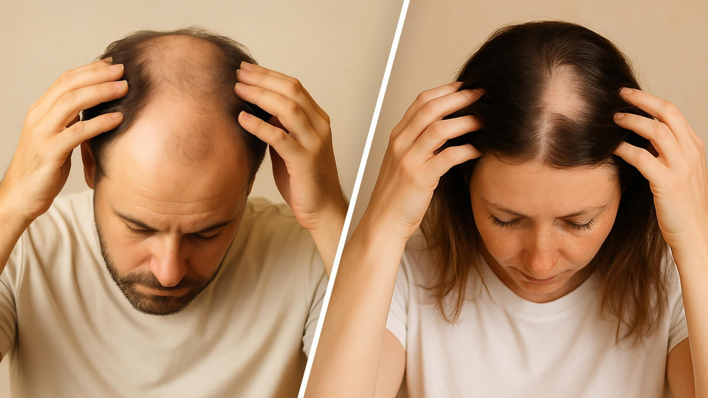 Androgenetic Alopecia vs. Alopecia Areata: Understanding the Differences in Symptoms, Causes ...